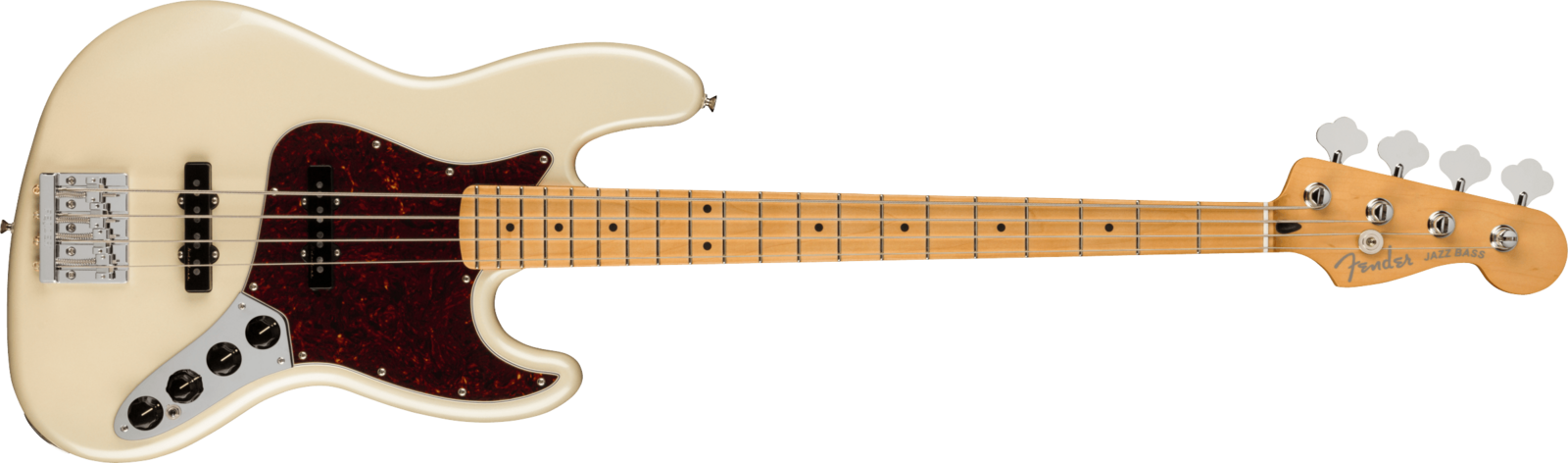 Fender Player Plus Jazz Bass®, Maple Fingerboard, Olympic Pearl