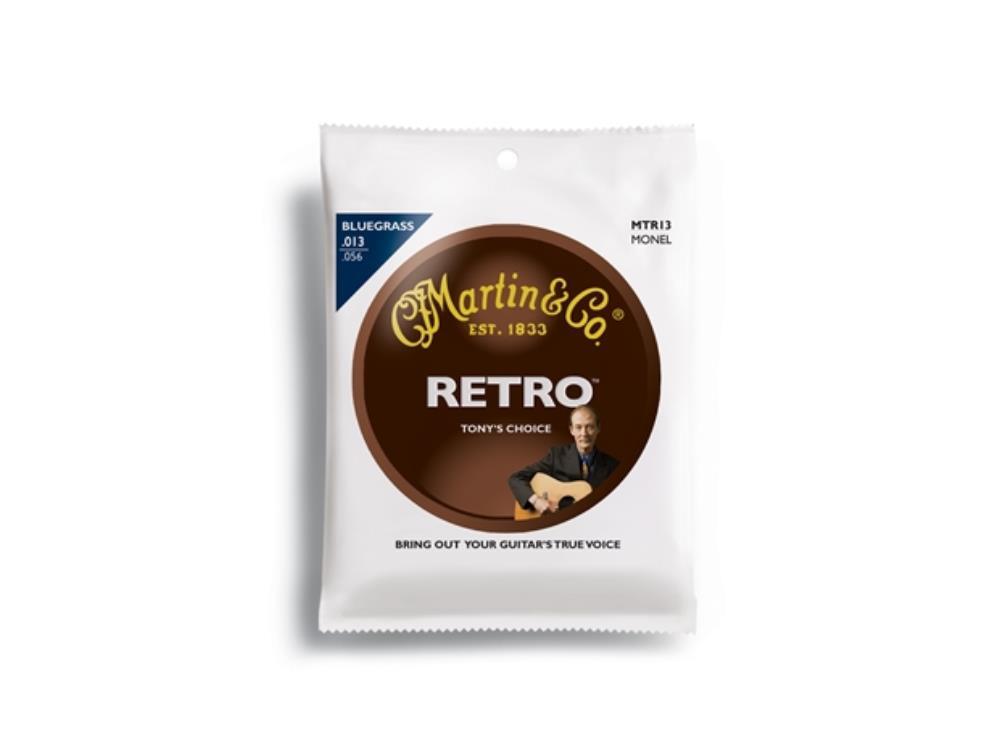 Martin Retro Tony Rice Strings, Monel, 13-56 - Martin Strings