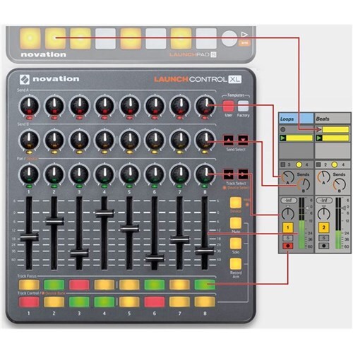 Launch Control XL MIDI Controller with Faders afterpay